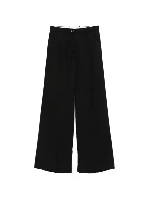 NINE:INTHE:MORNING Nadia Wide-leg Trousers - Black