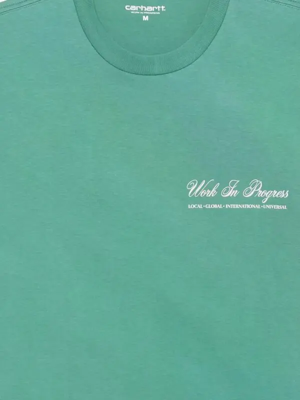 Carhartt Work In Progress Cloud Heart Logo-print T-shirt - Green