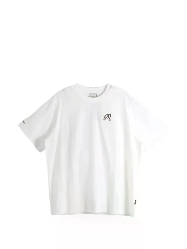 MALBON Logo-print Graphic-back T-shirt - White