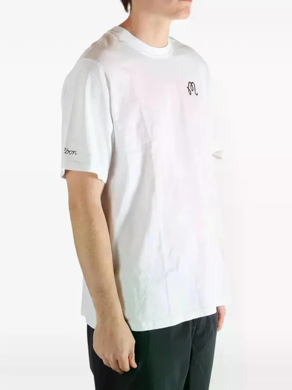 MALBON Logo-print Graphic-back T-shirt