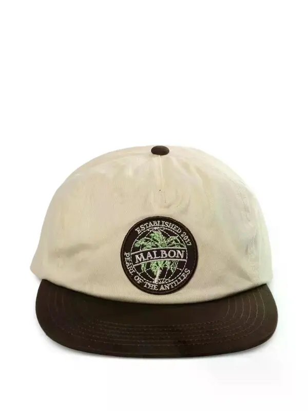 MALBON Palmera Logo-patch Baseball Cap - Neutrals