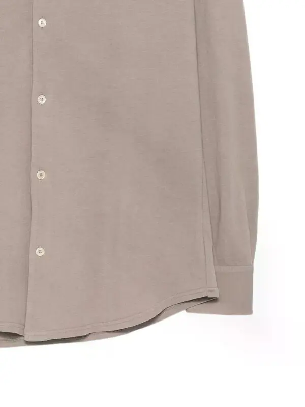 Fedeli Long-sleeve Shirt - Neutrals