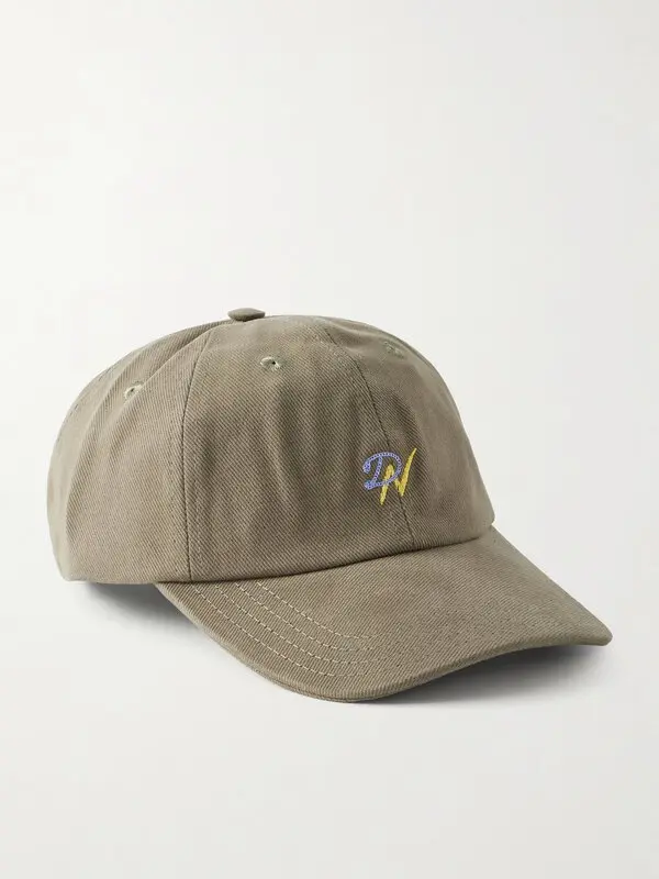 DRAKE'S Drake’s + Nanga Logo-embroidered Cap - Green