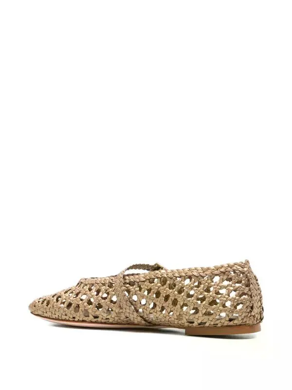 FABIO RUSCONI Almond-toe Ballet Flats