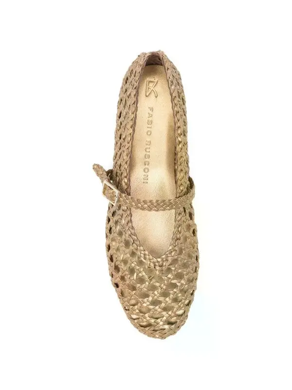 FABIO RUSCONI Almond-toe Ballet Flats