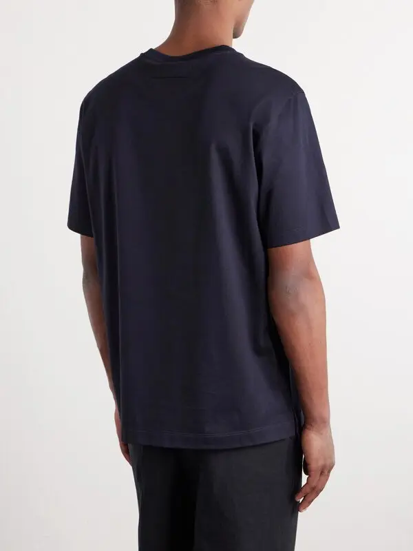 Zegna Cotton-jersey T-shirt - Black