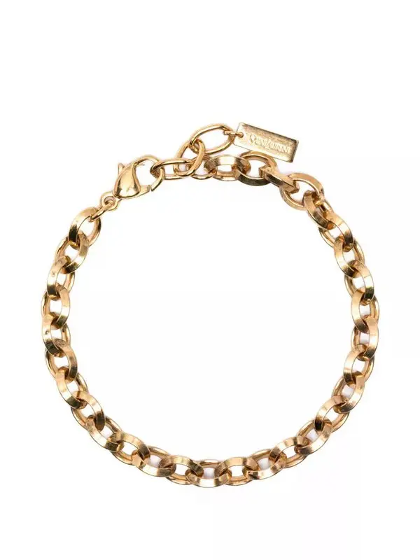 Saint Laurent Cable-link Bracelet - Gold