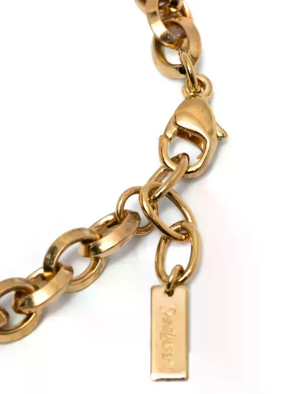 Saint Laurent Cable-link Bracelet - Gold