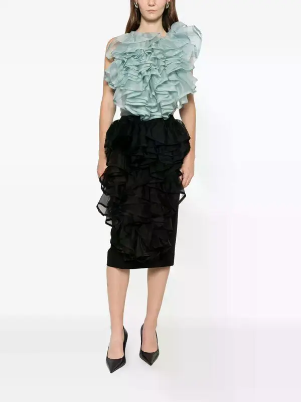 Viktor & Rolf Volant Top - Blue
