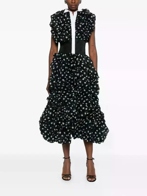 Viktor & Rolf Sleeveless Flared Midi Dress