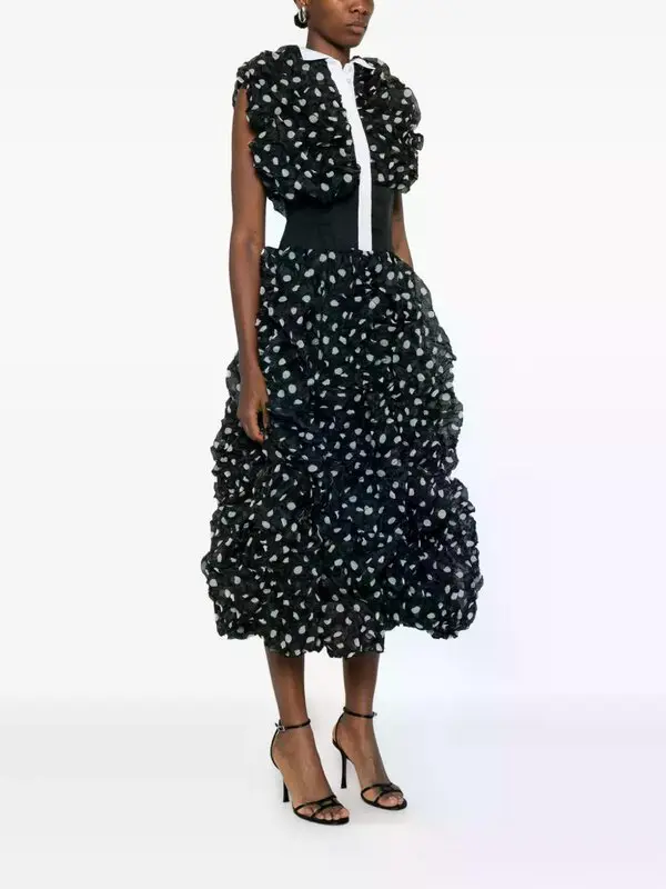Viktor & Rolf Sleeveless Flared Midi Dress