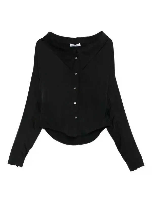 Viktor & Rolf Satin Shirt - Black