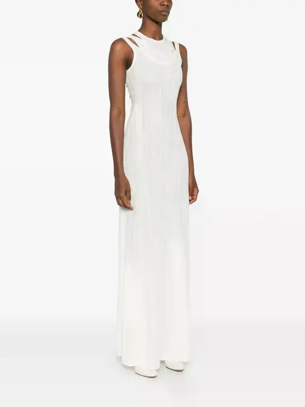 Viktor & Rolf Triple Layer Maxi Dress - Neutrals