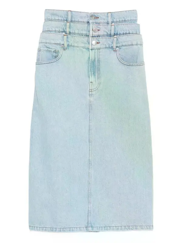 Viktor & Rolf Triple Layer Denim Skirt