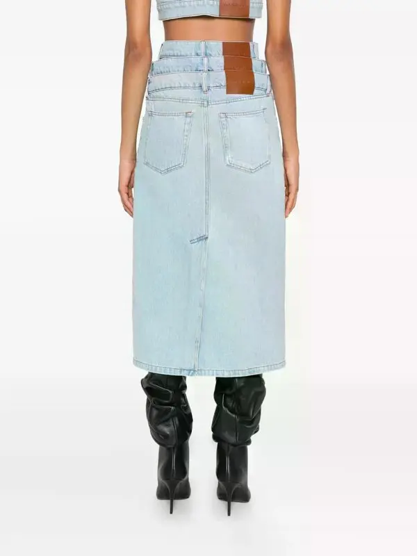 Viktor & Rolf Triple Layer Denim Skirt