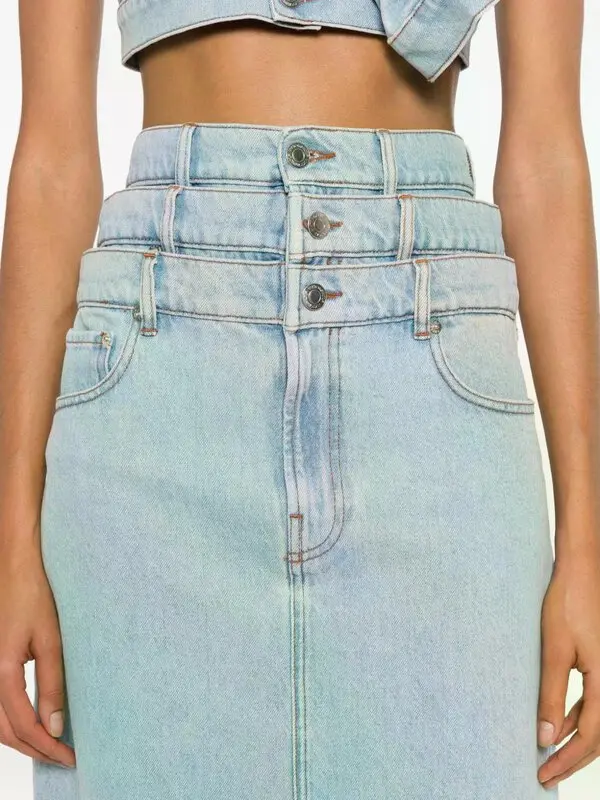 Viktor & Rolf Triple Layer Denim Skirt