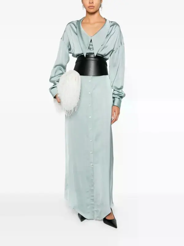 Viktor & Rolf Long-sleeve Maxi Dress