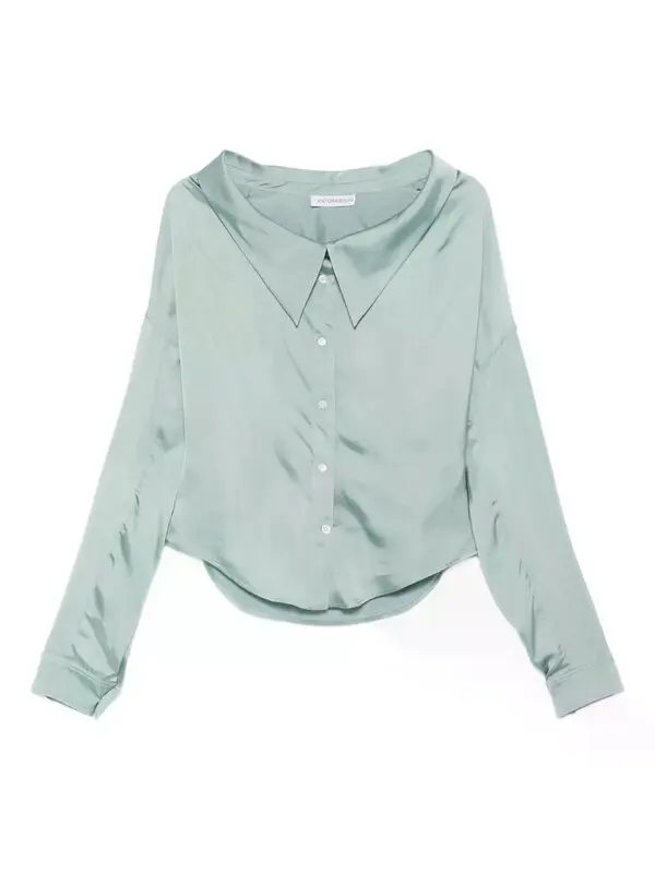 Viktor & Rolf Satin Shirt - Blue