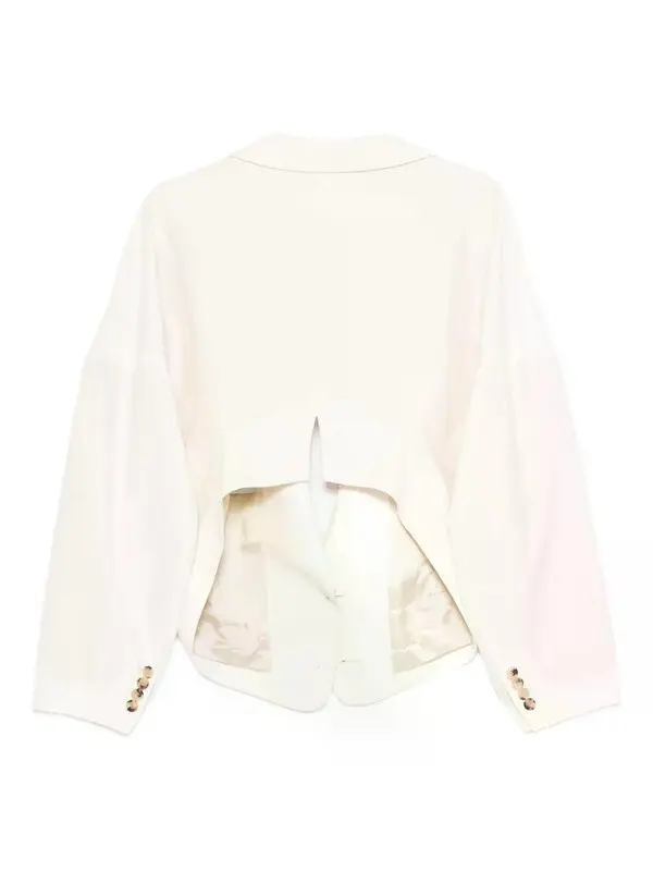 Viktor & Rolf Dragged Blazer - Neutrals