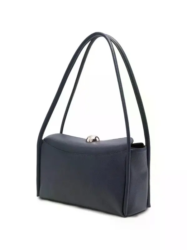 Furla Medium Nicole Pebbled-leather Boston Bag - Blue