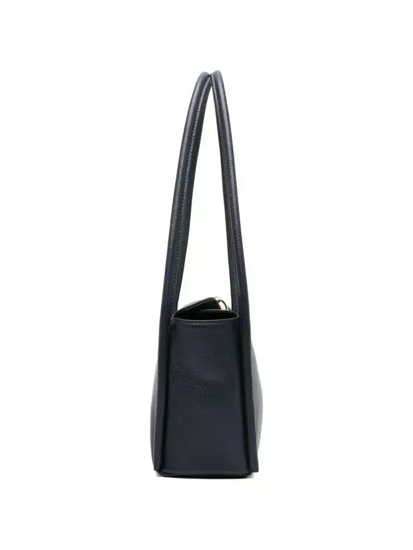 Furla Medium Nicole Pebbled-leather Boston Bag - Blue