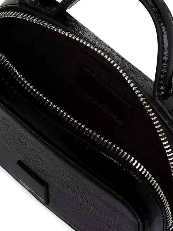 Karl Lagerfeld Mini Logo-detail Glossy Tote Bag