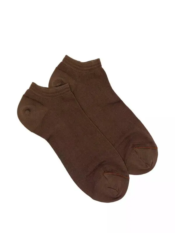 Zegna Ankle Socks - Brown