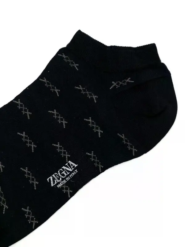 Zegna Iconic Triple X Ankle Socks