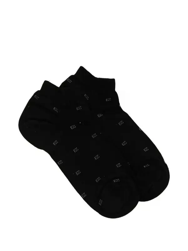 Zegna Ez Ankle Socks - Black