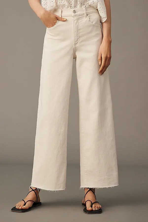 LE JEAN Petite Column Jeans - Bone