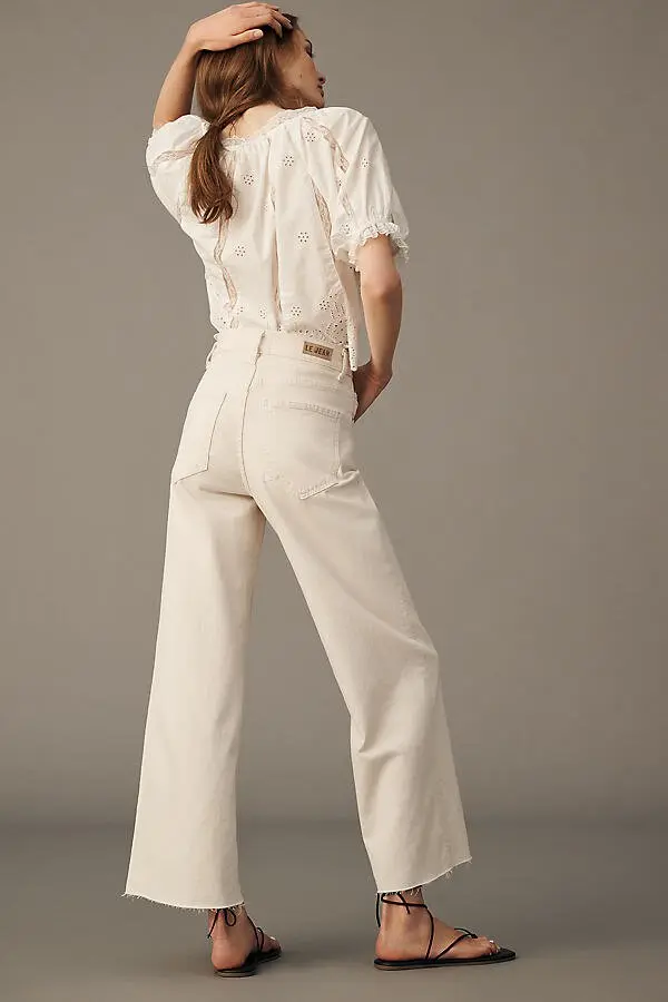 LE JEAN Petite Column Jeans - Bone