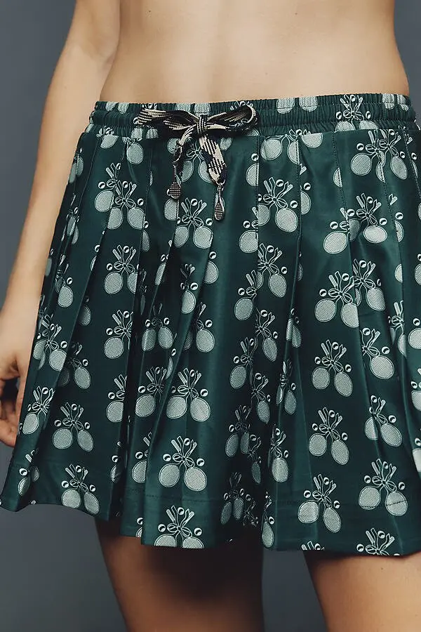 The Upside Racquet Pleated Mini Skirt