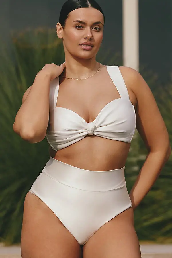 MONTCE Plus Hayden Bikini Top - Cream Silkie