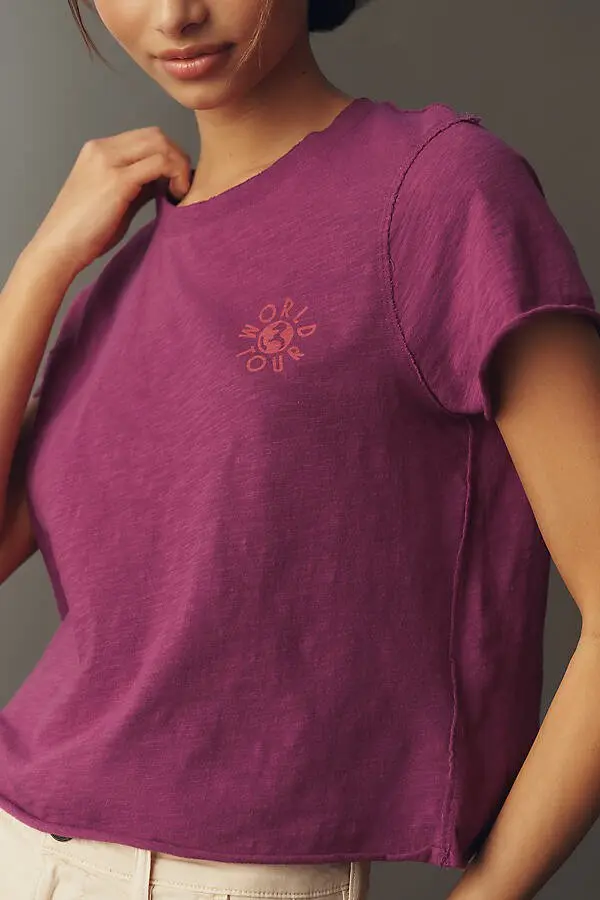 Maeve Caitlin Cotton Boxy T-shirt