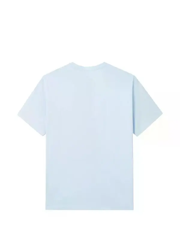 CHOCOOLATE Bear-appliqué Cotton T-shirt - Blue