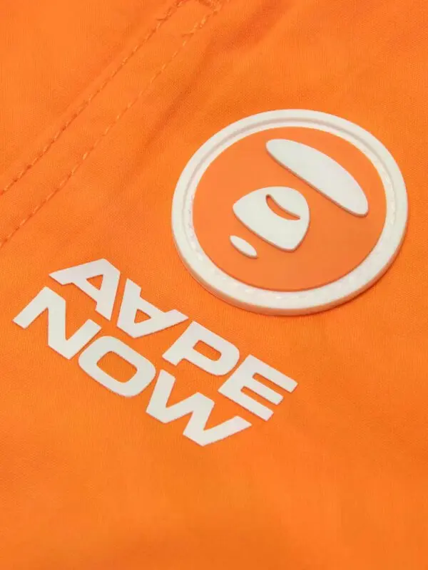 AAPE BY *A BATHING APE Logo-print Drawstring Shorts - Orange
