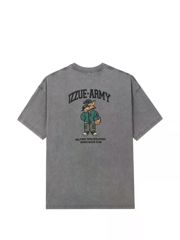 Izzue Logo-print T-shirt - Grey