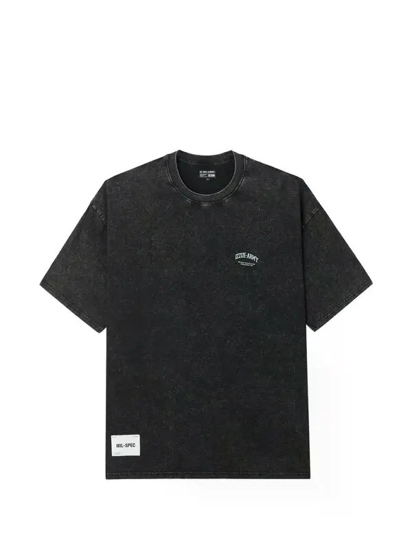 Izzue Slogan-print T-shirt - Black