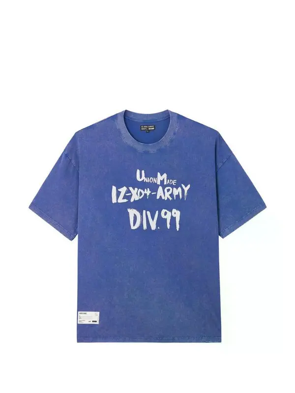 Izzue Slogan-print T-shirt - Blue