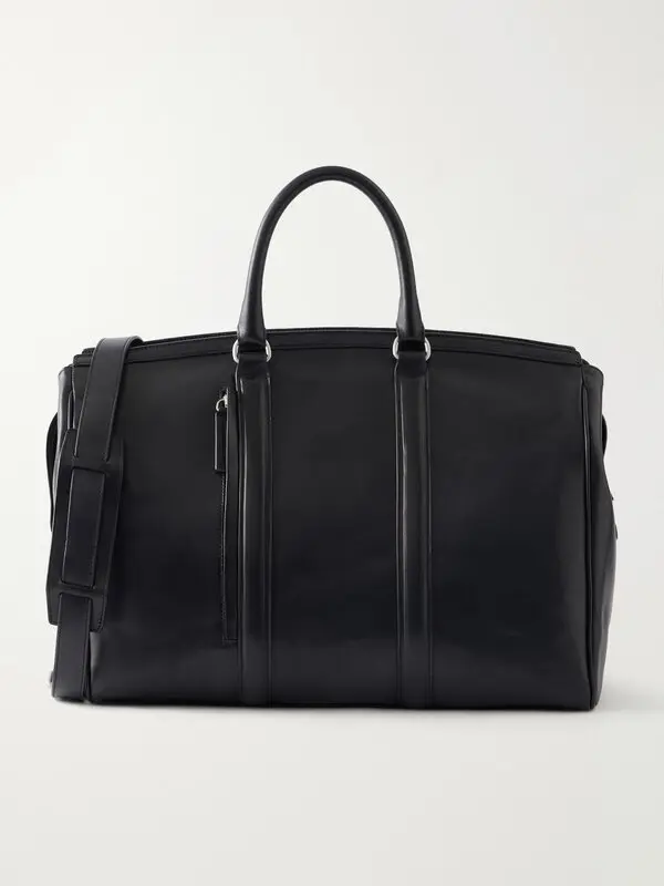 Officine Creative Quentin 009 Leather Weekend Bag - Black