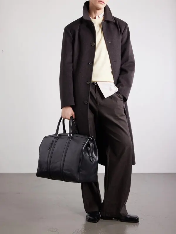 Officine Creative Quentin 009 Leather Weekend Bag - Black