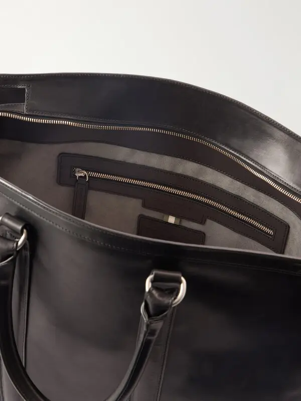 Officine Creative Quentin 009 Leather Weekend Bag - Black