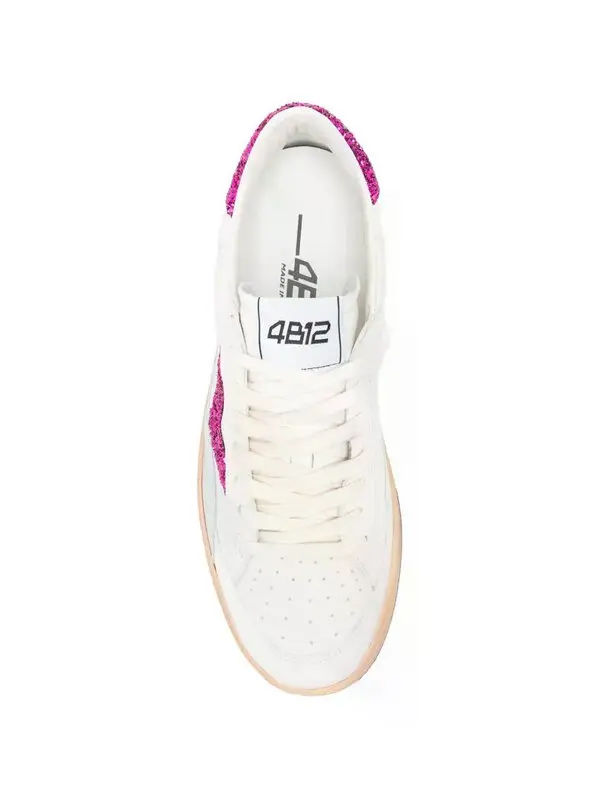 4B12 Glitter-embellished Sneakers