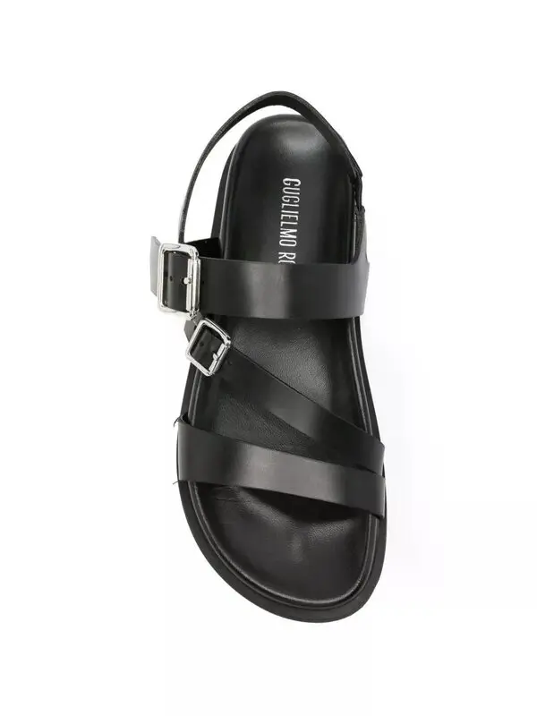 GUGLIELMO ROTTA Buckle-strap Leather Sandals