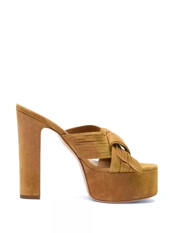 Casadei Patty Knotted Platform Sandals