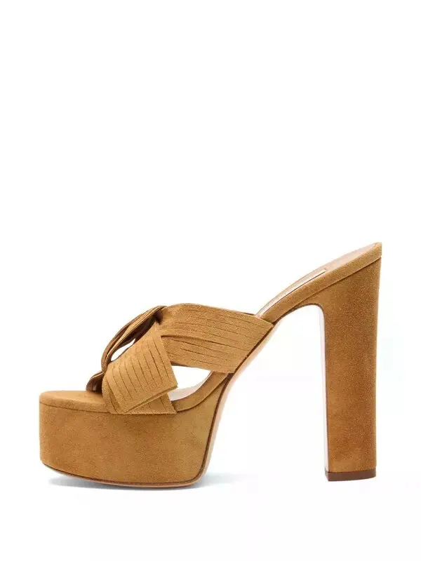 Casadei Patty Knotted Platform Sandals