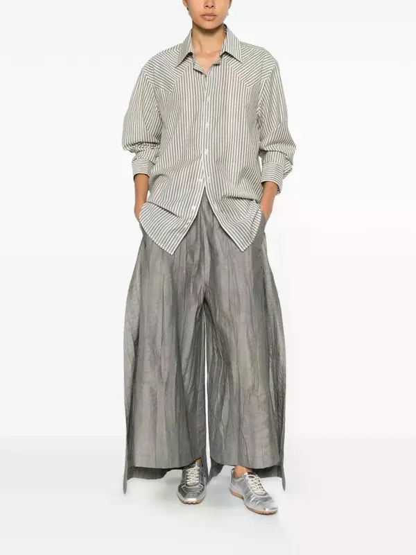 Soh Layered Palazzo Pants - Grey