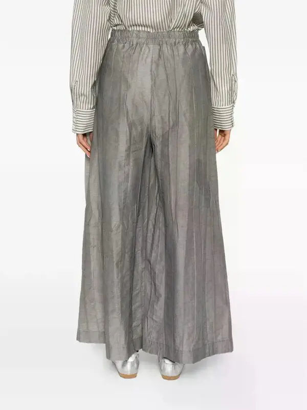 Soh Layered Palazzo Pants - Grey