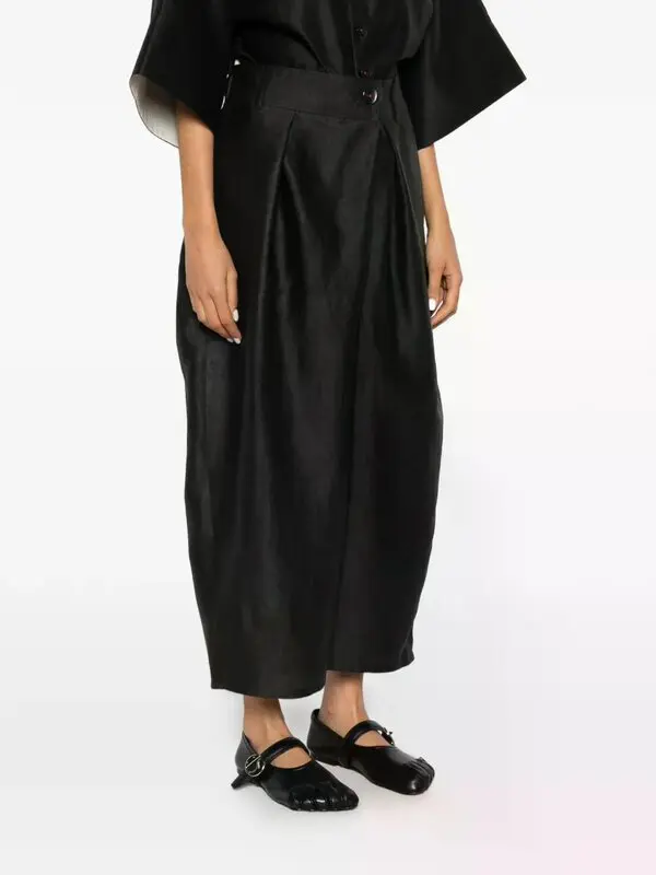 Soh Pleated Silk Trousers