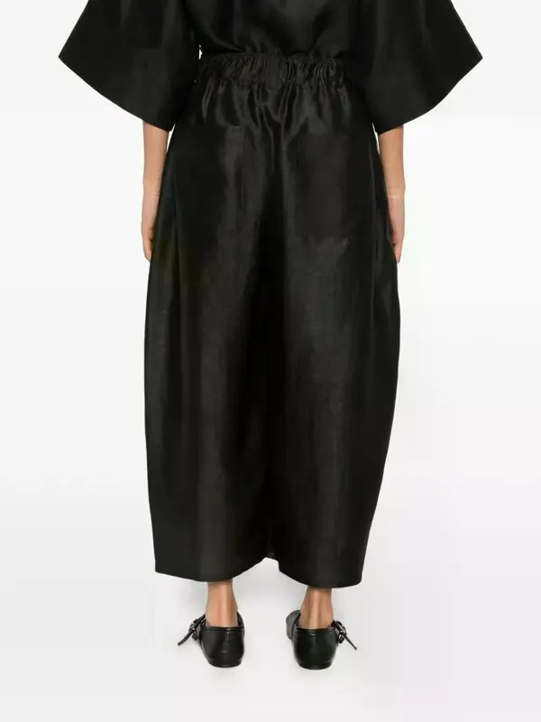 Soh Pleated Silk Trousers